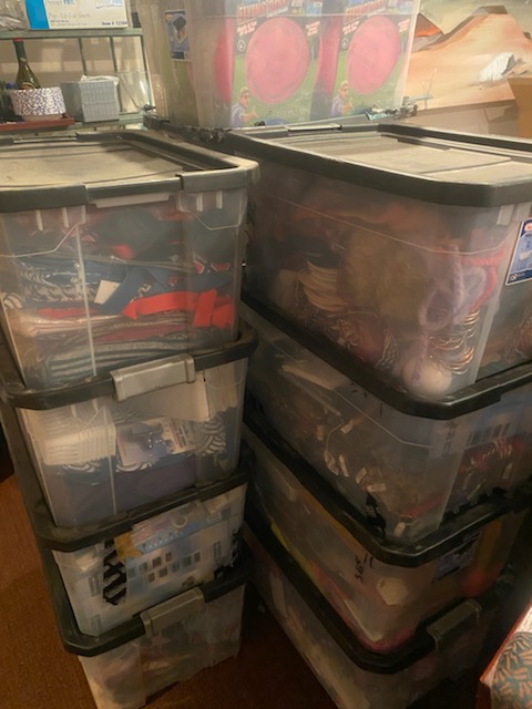 17 Medium Storage Tubs of Collectibles, Resellable, Miscellaneous Items ...